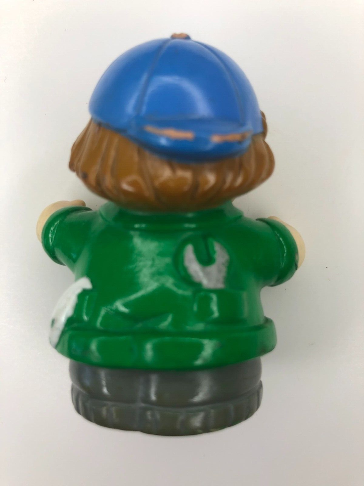 1997 Fisher Price Little People Figure - Mechanic with Green Shirt ...