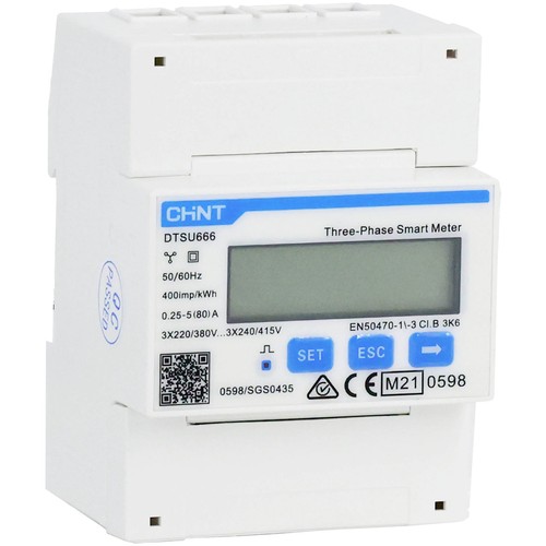 Chint DTSU666 Electricity Meter 3-Phase Digital MID-Approved | eBay UK
