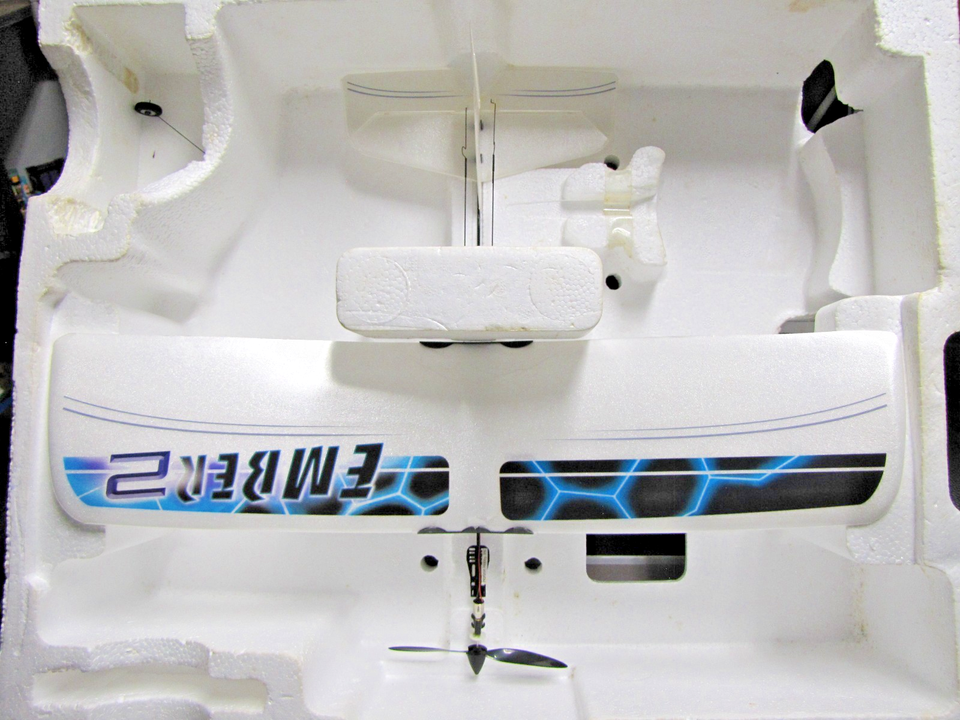 Etomic Micro Flyer Park Zone Ember 2 BNF RC Airplane TRAINER PKZ3480 ...