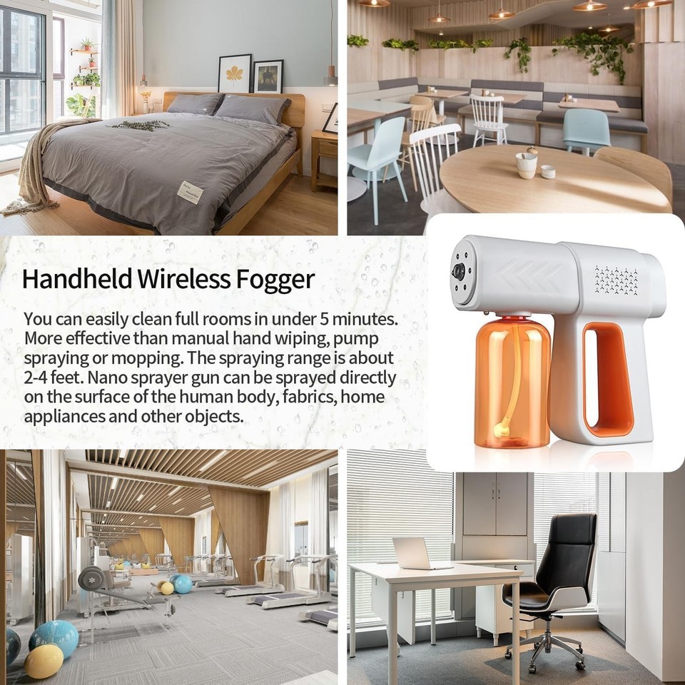 Disinfectant Sprayer Professional Disinfectant Fogger Machine, 380ml ...