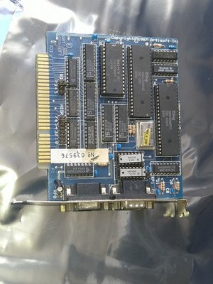 RARE Lantastic 1987 ISA Network Adapter RS232 Card Vintage Zilog Z80 ...