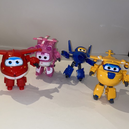 Super Wings 5” Transforming Plane Action Figure Toy Lot Dizzy Donny ...