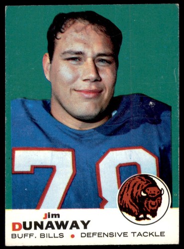 1969 TOPPS JIM DUNAWAY BUFFALO BILLS #10 EX | eBay