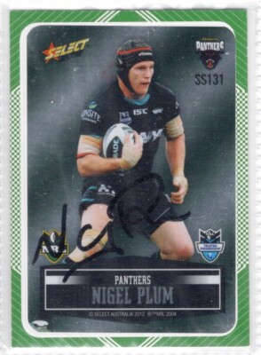🔥 2012 Champions SILVER Signed Card NIGEL PLUM #SS131 🔥☆ | eBay
