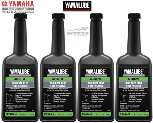4x YAMAHA Yamalube Ring Free Plus Fuel Additive Outboard Boat ACC-RNGFR ...