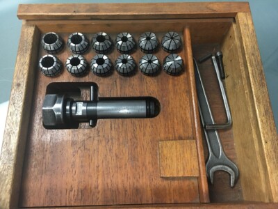 System 3R Mini Collet Holder Kit w/12 pcs. ER20 Collets 3R-311.2-00 EDM ...