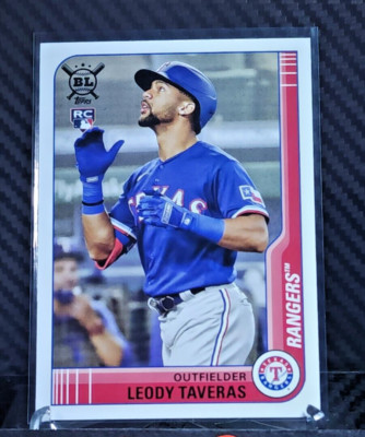 Leody Taveras 2021 Topps Big League ROOKIE #190 Rangers RC | eBay