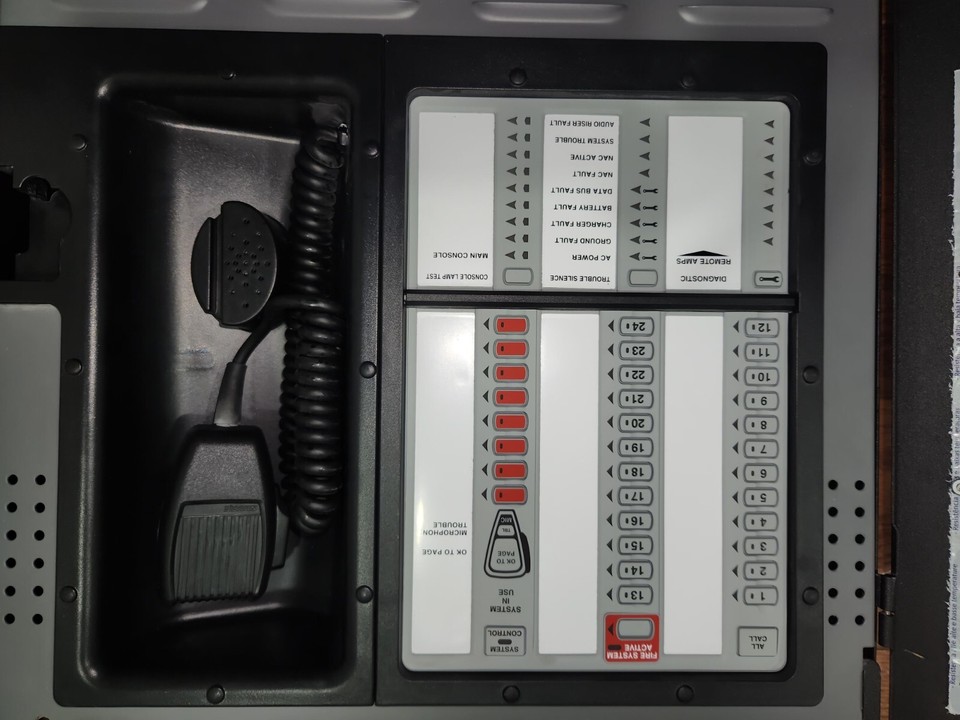 NEW NOTIFIER NFC-50/100 VOICE EVACUATION FIRE ALARM CONTROL PANEL | eBay