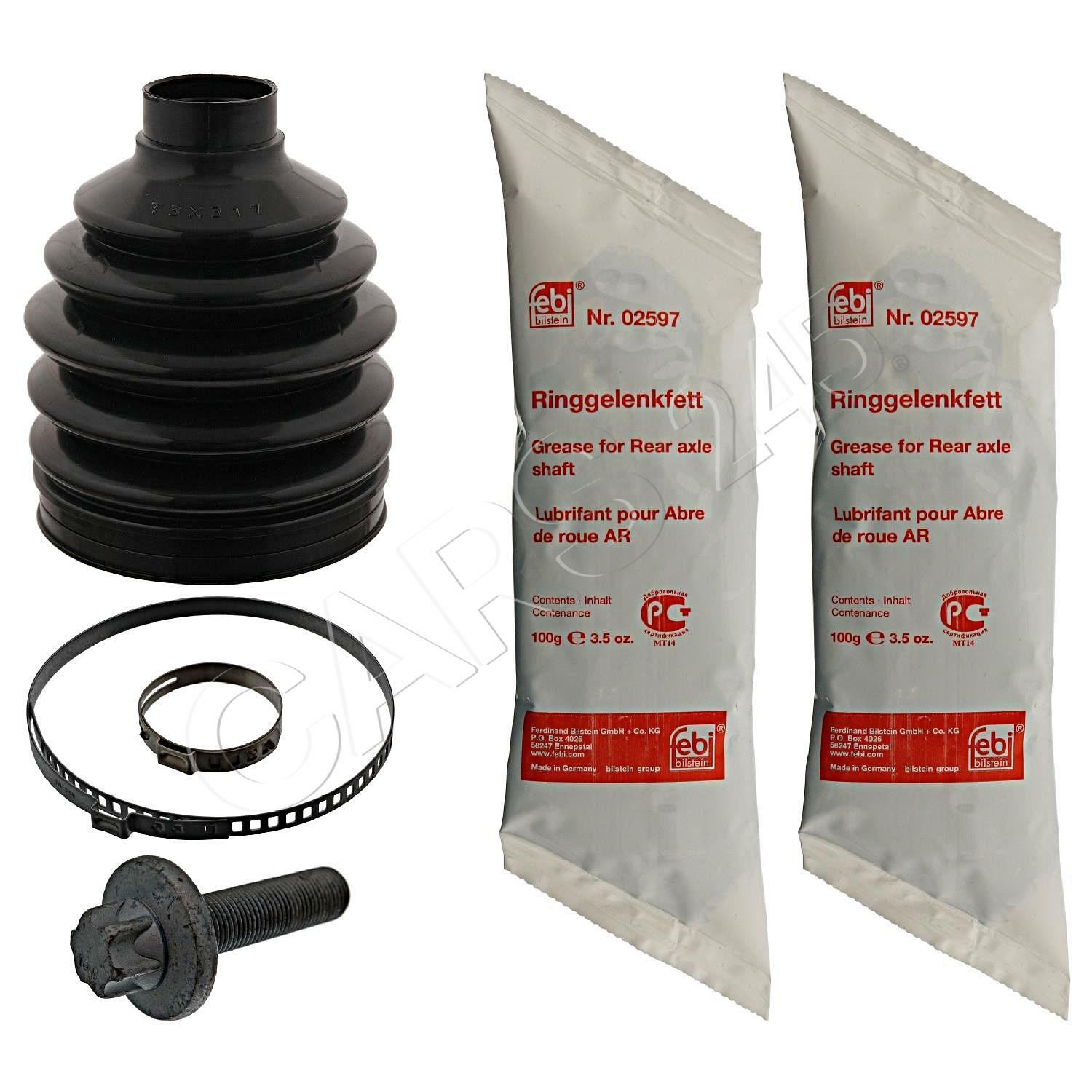 Drive Shaft Bellow Set Front FEBI For MERCEDES C216 S204 S212 ...