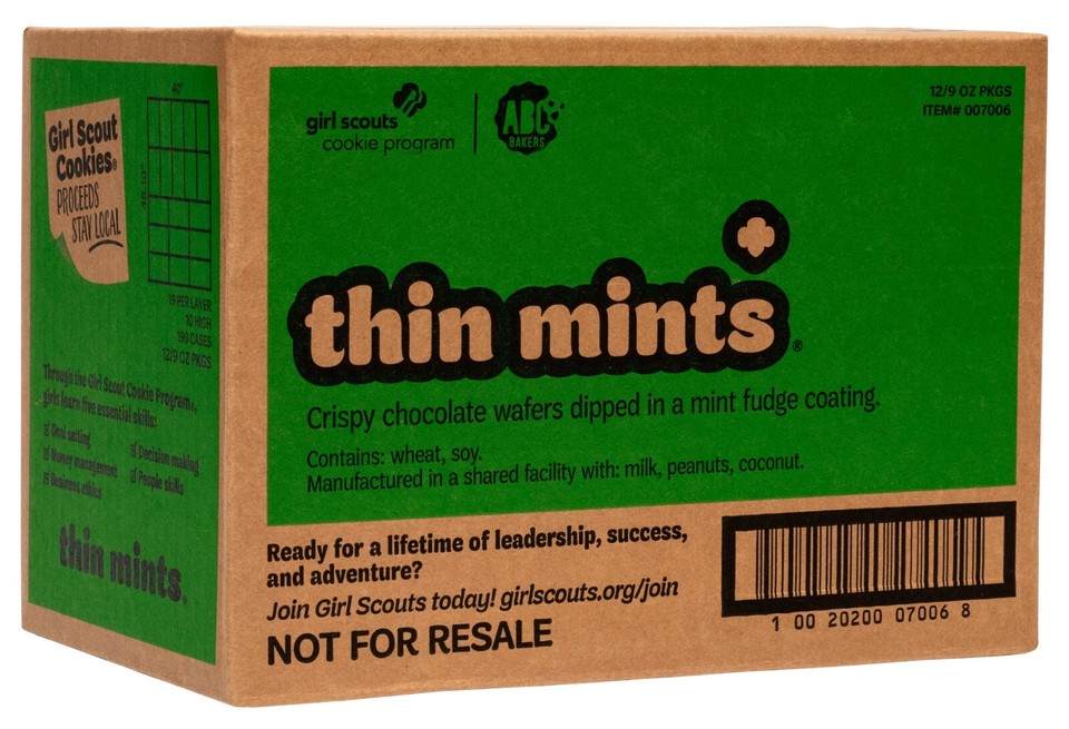 2025 Girl Scout Cookies Thin Mint (4 boxes) Cookies | eBay