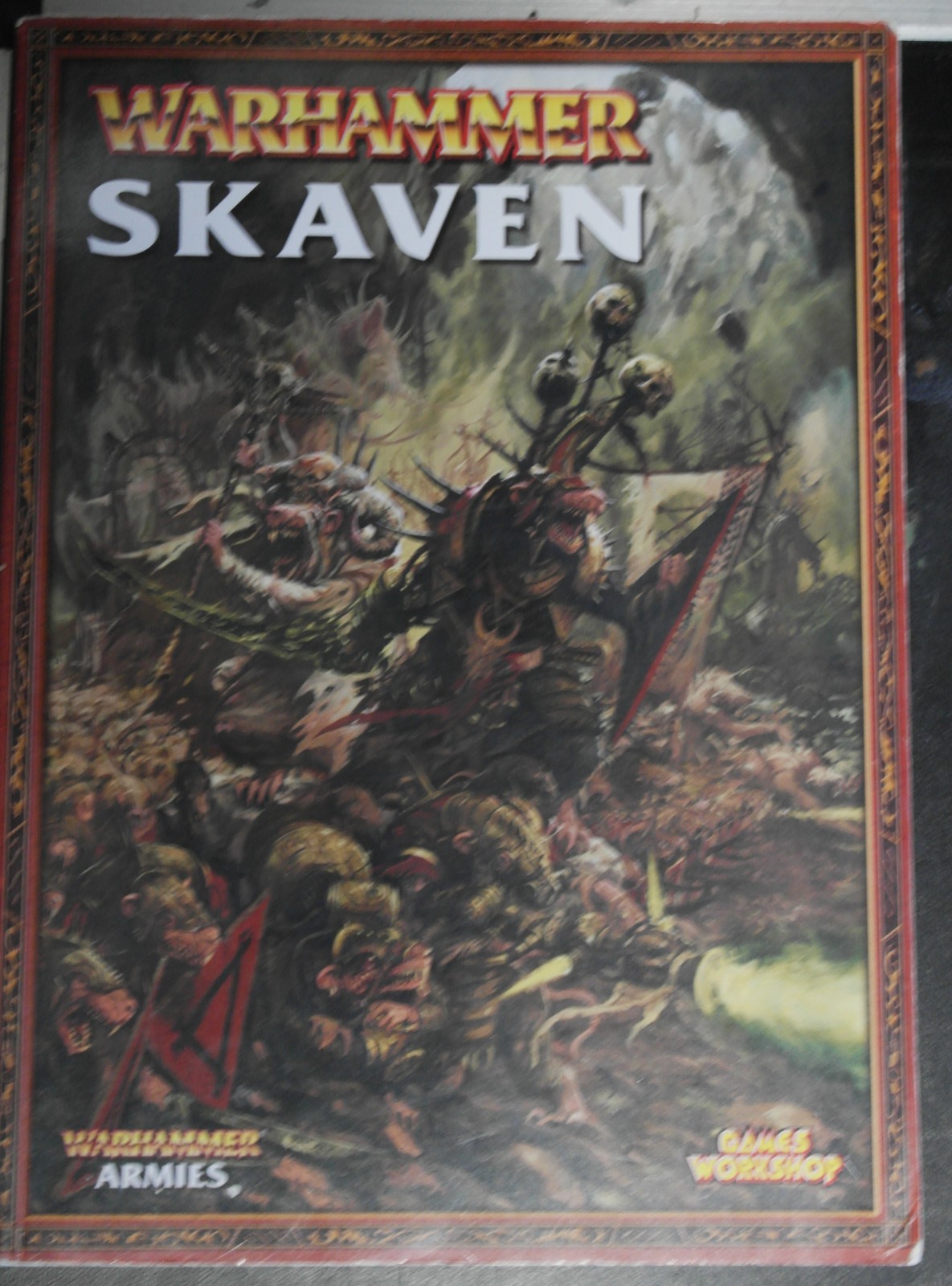 LOT#2 Warhammer Skaven 2009 7th Edition Softcover Army Book Games ...