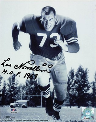 Leo Nomellini (HOF 69) 49ers Signed 8x10 Photo Autograph PSA/DNA ...