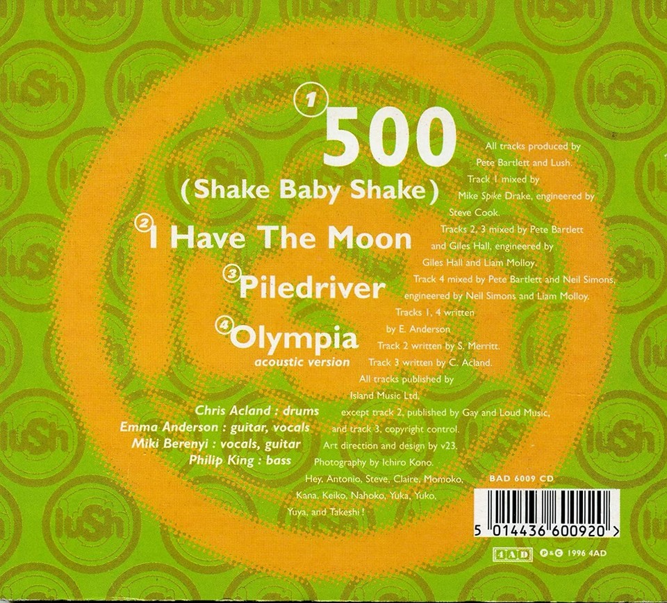 Lush 500 Shake Baby Shake (CD) | eBay