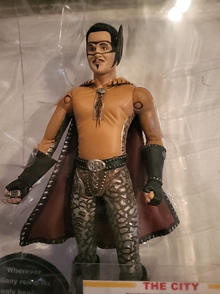 2001 N2TOYS The Tick Movie 7" BATMANUEL Action Figure W/ License New ...