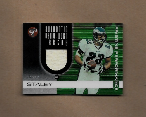 2003 Topps Pristine Performance Duce Staley Jersey Card #PP-DS Eagles ...