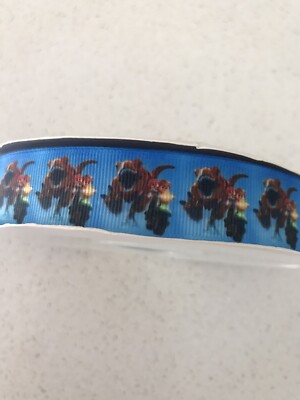 Printed Ribbon Roll Lego Jurassic World Print Brand New 2.5cm Width. 1 ...