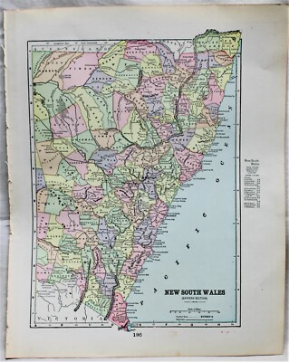 Pre-1900 - Map Authentic 1899