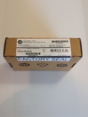 Factory Sealed AB 5069-SERIAL Compact Logix 5000 Interface Module-NEW ...
