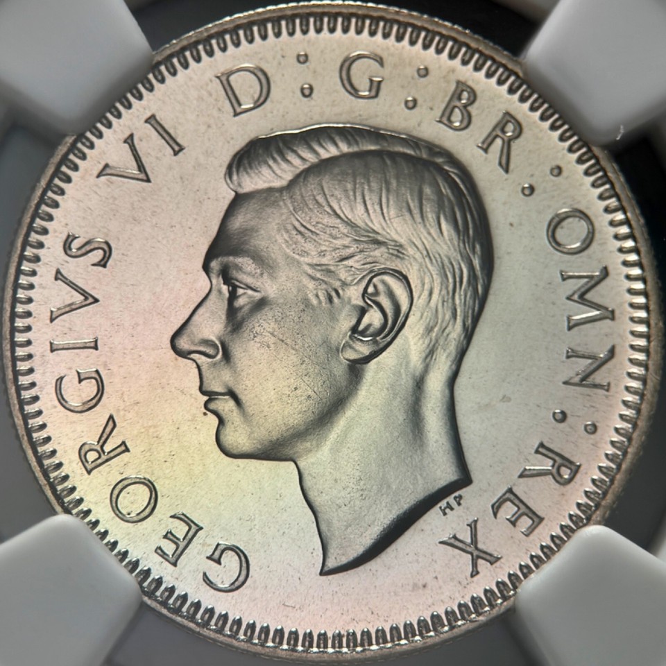 GREAT BRITAIN. 1951, Shilling - NGC PF65 - KGVI, Scottish Crest, Lion ...