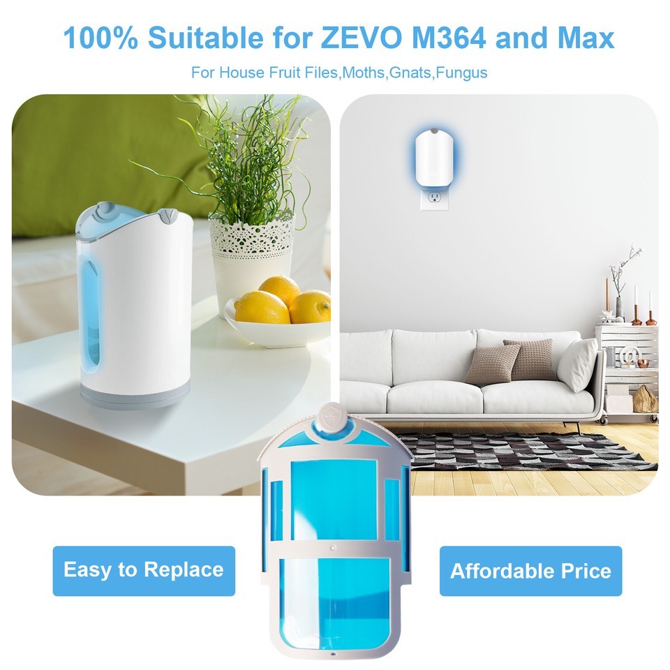 Flying Insect Trap Refills Compatible for ZEVO, Indoor Fruit Fly Insect ...