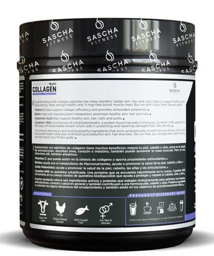 Collagen Chocolate By Sascha Fitness Hydrolyzed Supports Healthy Skin ...