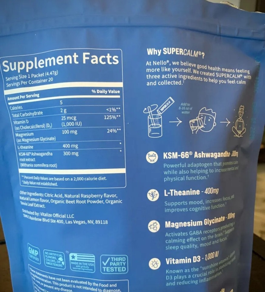 Supra Calm / Supra Relax Drink Mixers | eBay