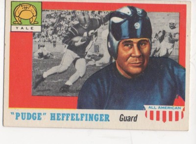 1955 Topps All American Football Card #18 Pudge Heffelfinger-Yale ...