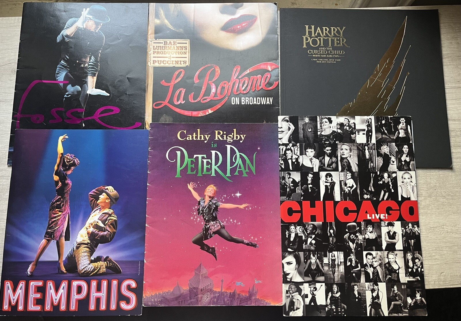 Broadway Souvenir Program LOT Harry Potter Memphis La Boheme ONLY | eBay