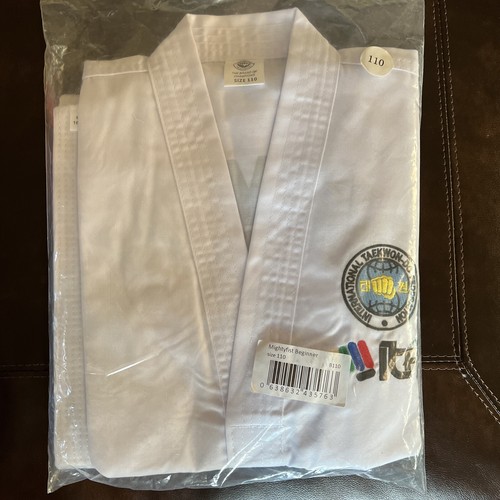 MightyFist ITF Approved Beginner Doboks Taekwon-Do Uniform Size 110 Taekwondo | eBay