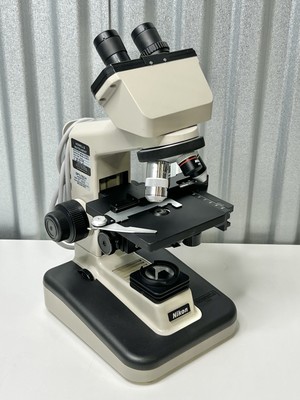 Nikon Alphaphot YS2-H Binocular Microscope 4 Objectives & Eyepieces ...
