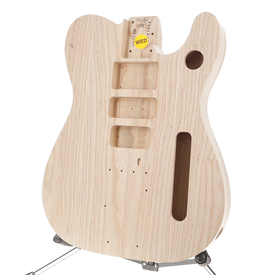 Telecaster Body Unfinished Chambered Ash Tele Body 3lb 7oz | eBay
