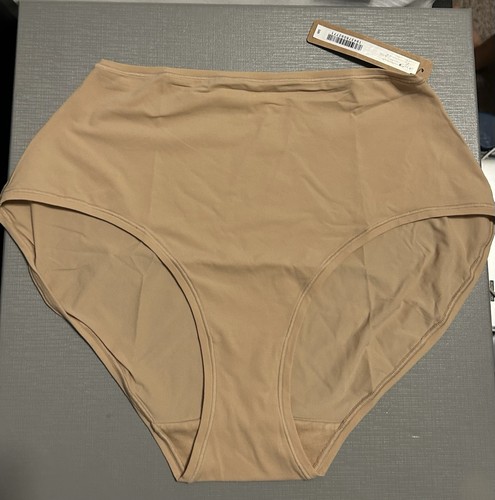Skims Women's High-Waisted Fits Everybody Full Brief Panty ZG3 Clay ...