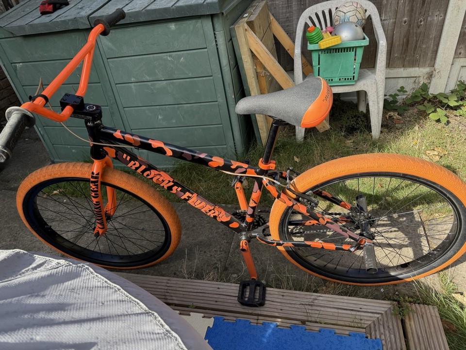 SE bikes Blocks Flyer 26 Inch Orange Camo | eBay UK