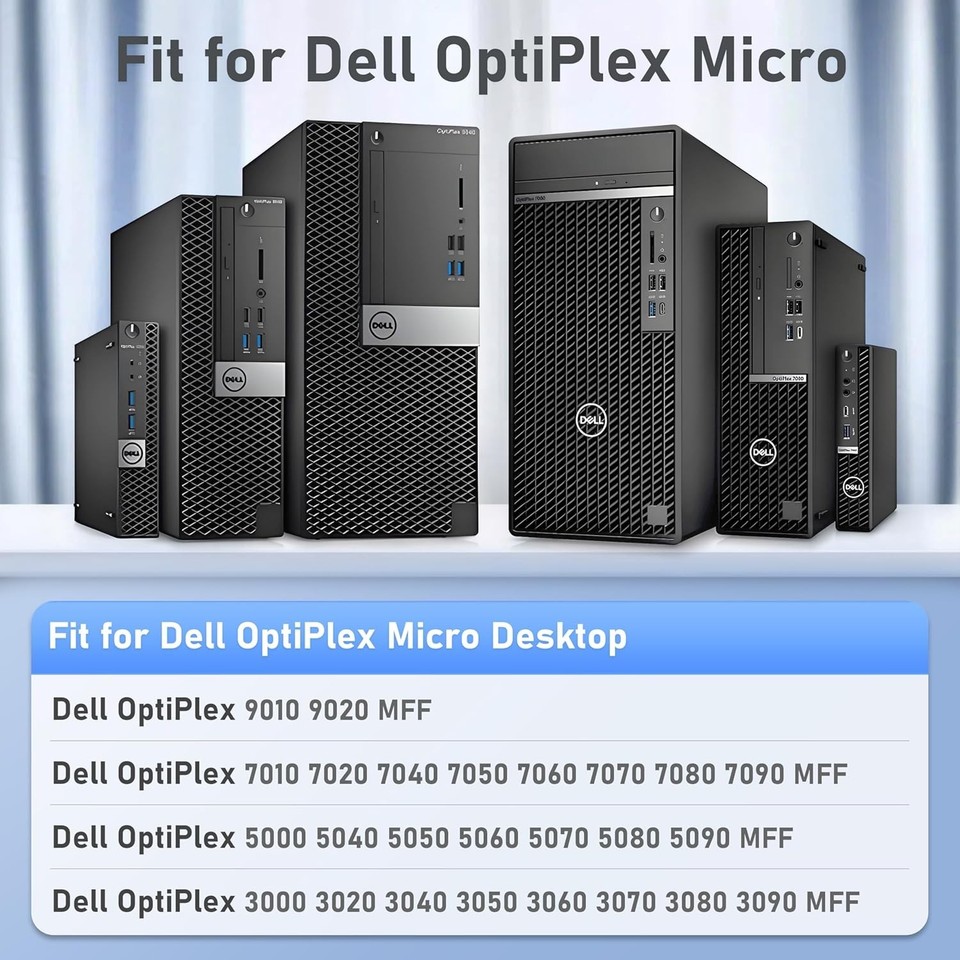 90W for Dell OptiPlex Micro Power Supply 3090 7050 5070 MFF PC Adapter ...