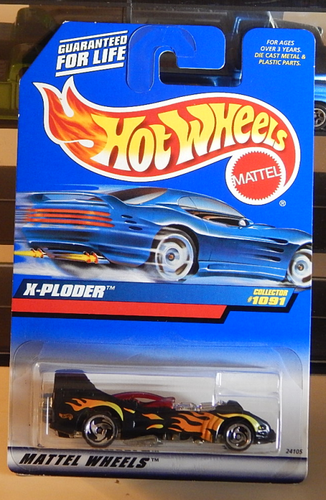 X-Ploder Power Rocket Fantasy Car Hot Wheels 1999-1091 Mainline Metal Chassis | eBay