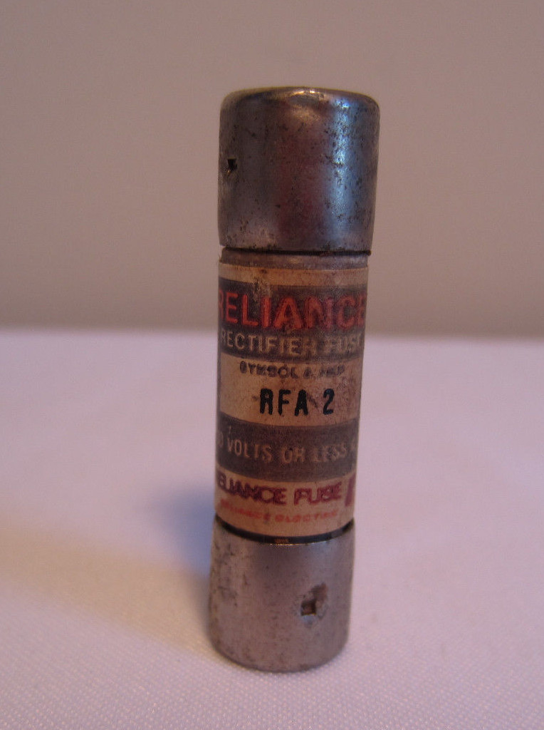 Reliance RFA-2 130V AC 2 Amp 2A Rectifier Fuse NOS NEW NO BOX | eBay
