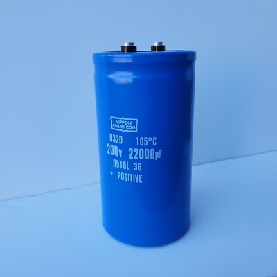Capacitor 200V 22000uF Nippon Chemi-Con | eBay