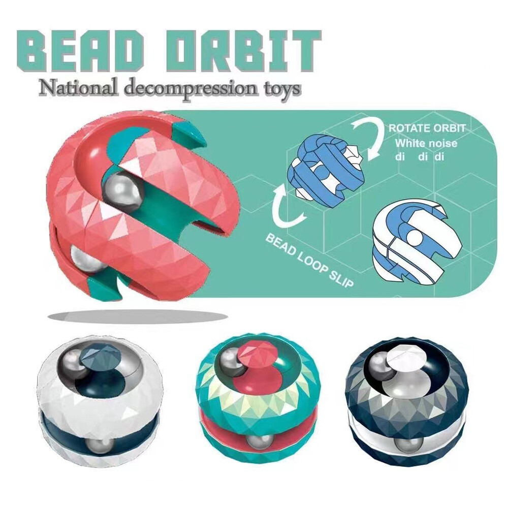 Decompression Spinning Toy Orbit Ball Cube Anti Stress Sensory Fidget ...