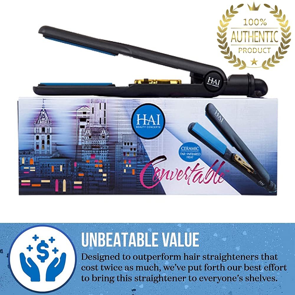 HAI Beauty Concepts Classic Convertable Professional Flat Iron - Blue ...