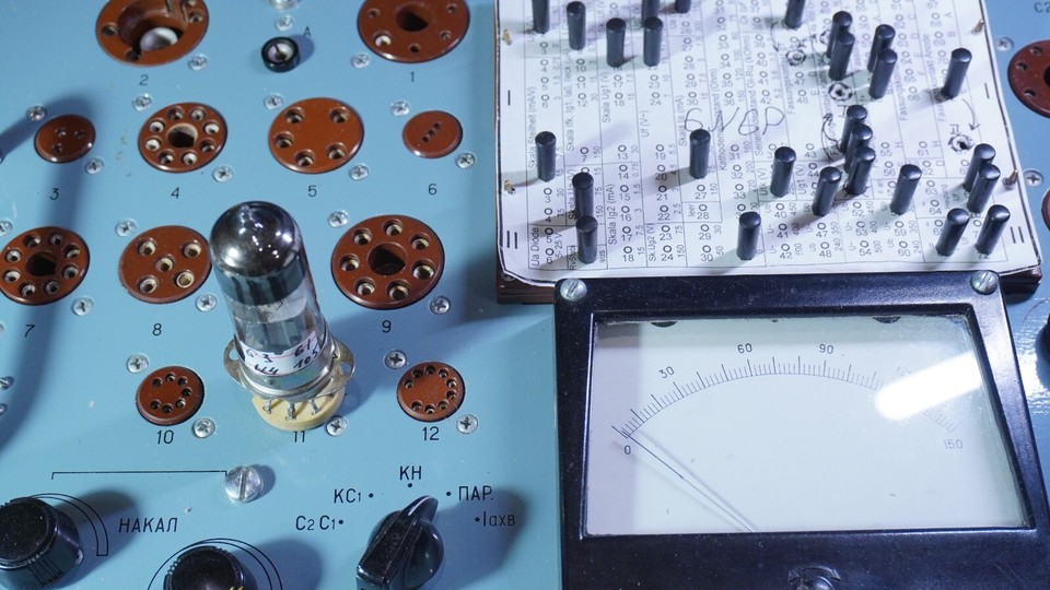 6N6P Tubes Ecc99 Matched Pair E182cc Gold Grid valve NOS Tube Double ...