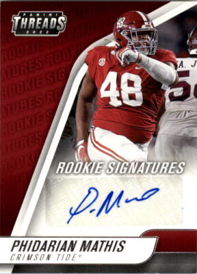 22 Panini Chronicles Draft Picks Threads Rookie Signatures Phidarian ...