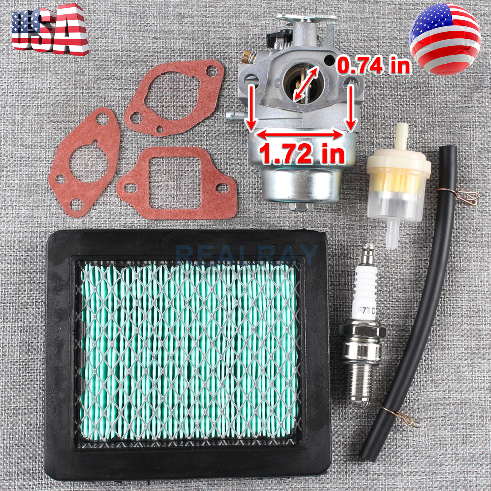 For Honda GCV160 LA0G5B T104 Engine Keihin ALBB 76BA FD25 Replacement ...