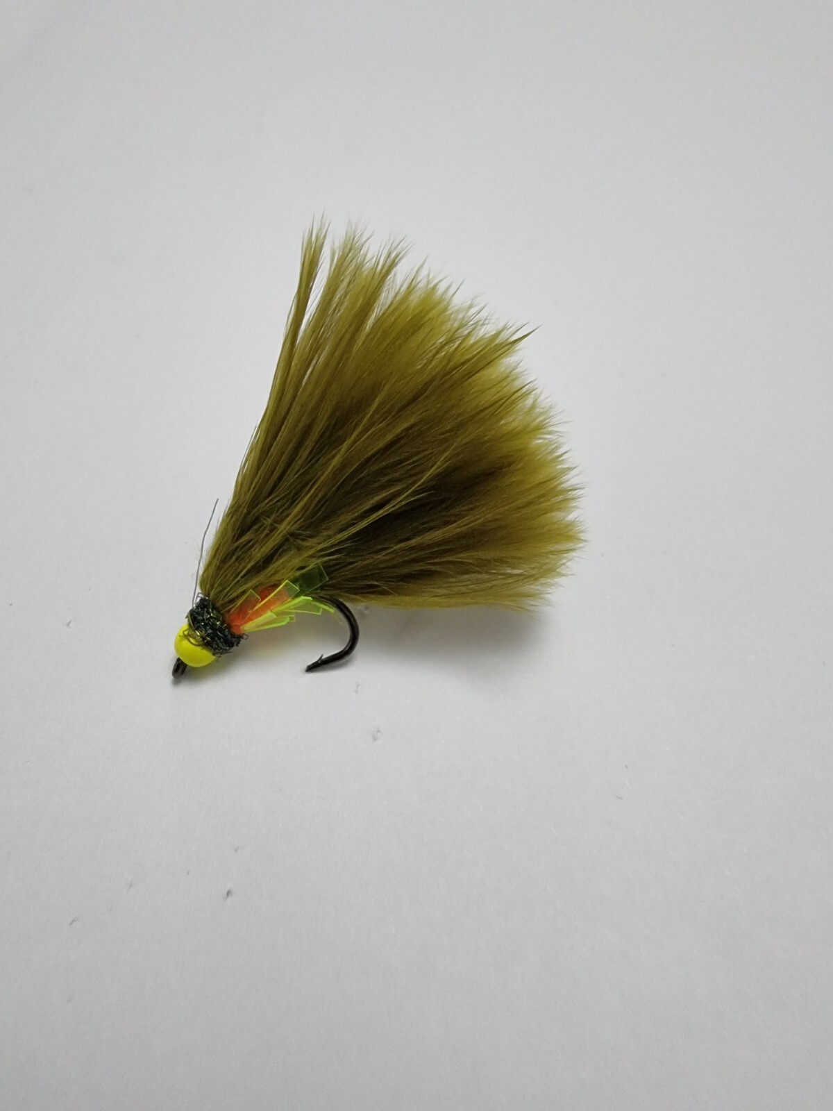 3trout flies The Invincible olive Tungsten 3.8mm cats whisker THIS FLY ...
