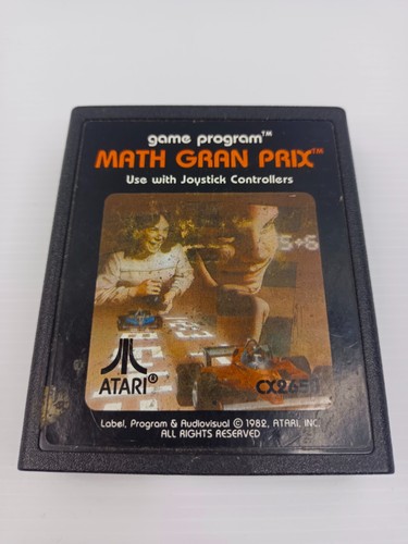 MATH GRAN PRIX - Original Atari 2600 Games PAL AUS | eBay