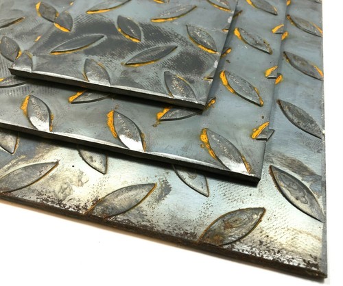Mild Steel DURBAR Sheet Plate Floor Flooring Shop Warehouse Non Slip ...