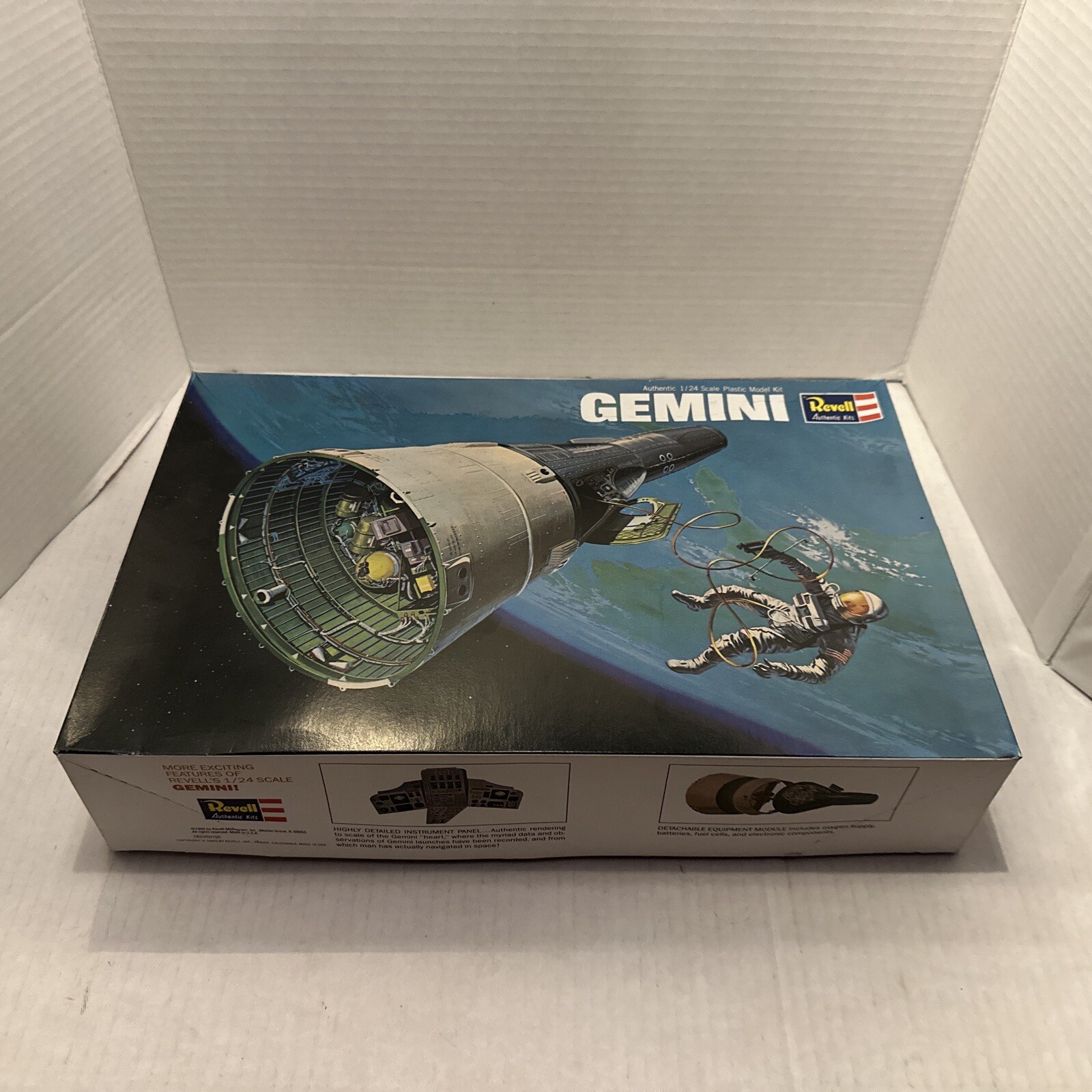 Vintage 1993 Revell Gemini Model Space Capsule Model Kit 1:24 With ...