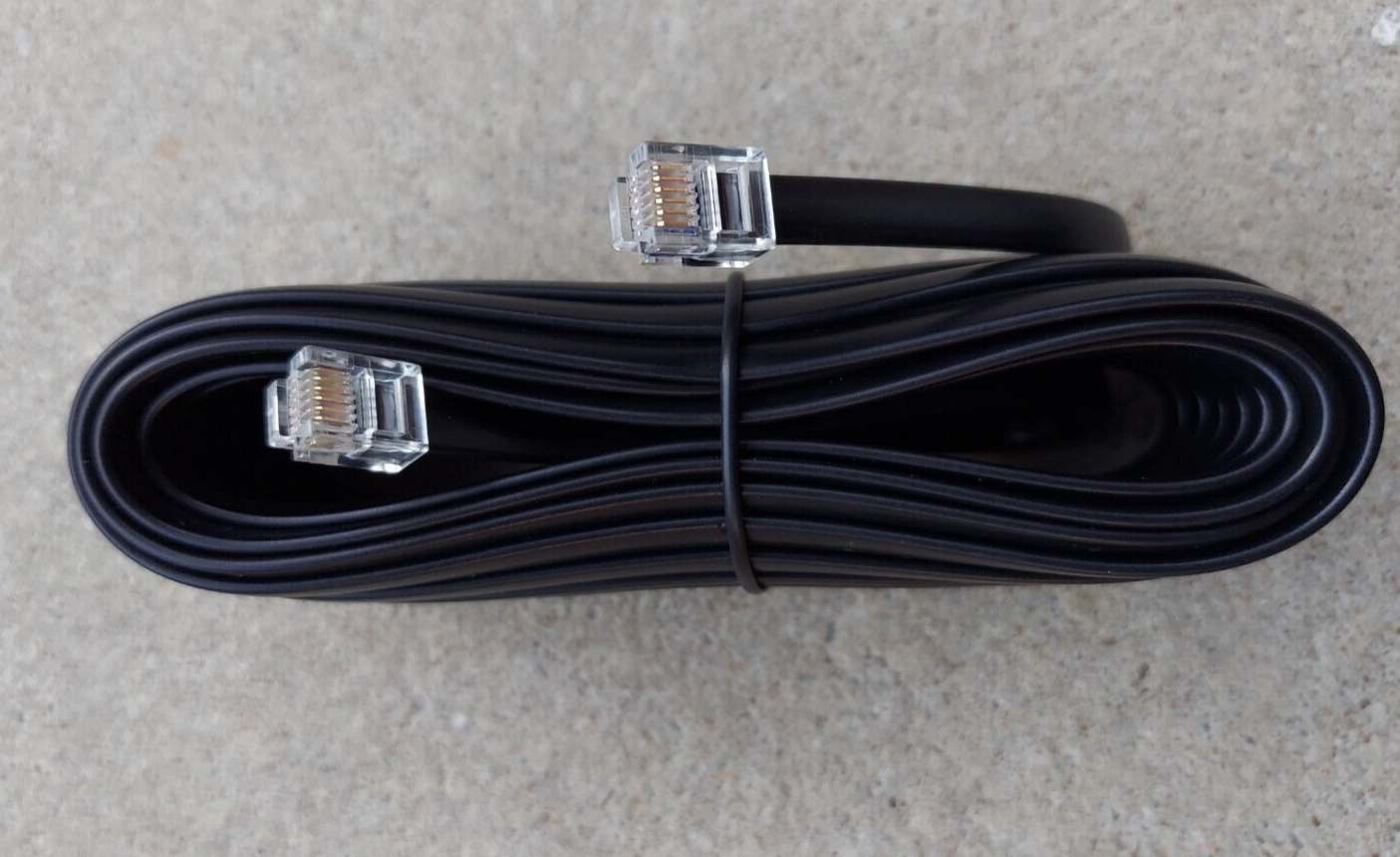 25' RJ11 6-pin Bump Bar Serial Cable Fits NCR 1639-K069 CB10542, Aloha ...