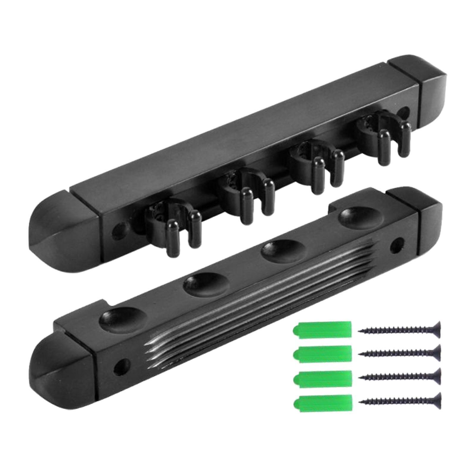 Pool Cue Rack Pool Balls Hanging Cue Clips Stand Billiard Stick Holder ...