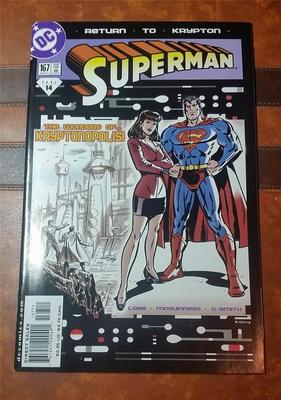 SUPERMAN #167 APRIL 2001 COMIC * DC COMICS * THE WONDERS of ...