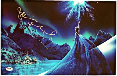 IDINA MENZEL autograph signed Disney FROZEN "Elsa" 11x17 Photo PSA/DNA ...